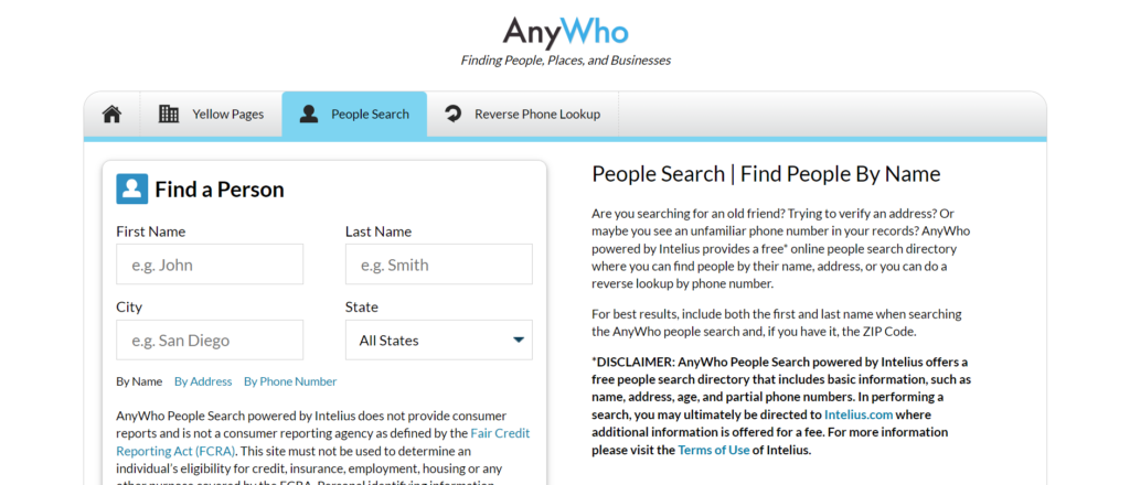 AnyWho Opt Out & Data Removal Guide [2025] | Incogni