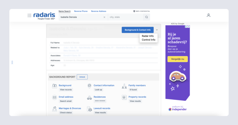 Radaris Opt Out & Data Removal Guide [2025] | Incogni