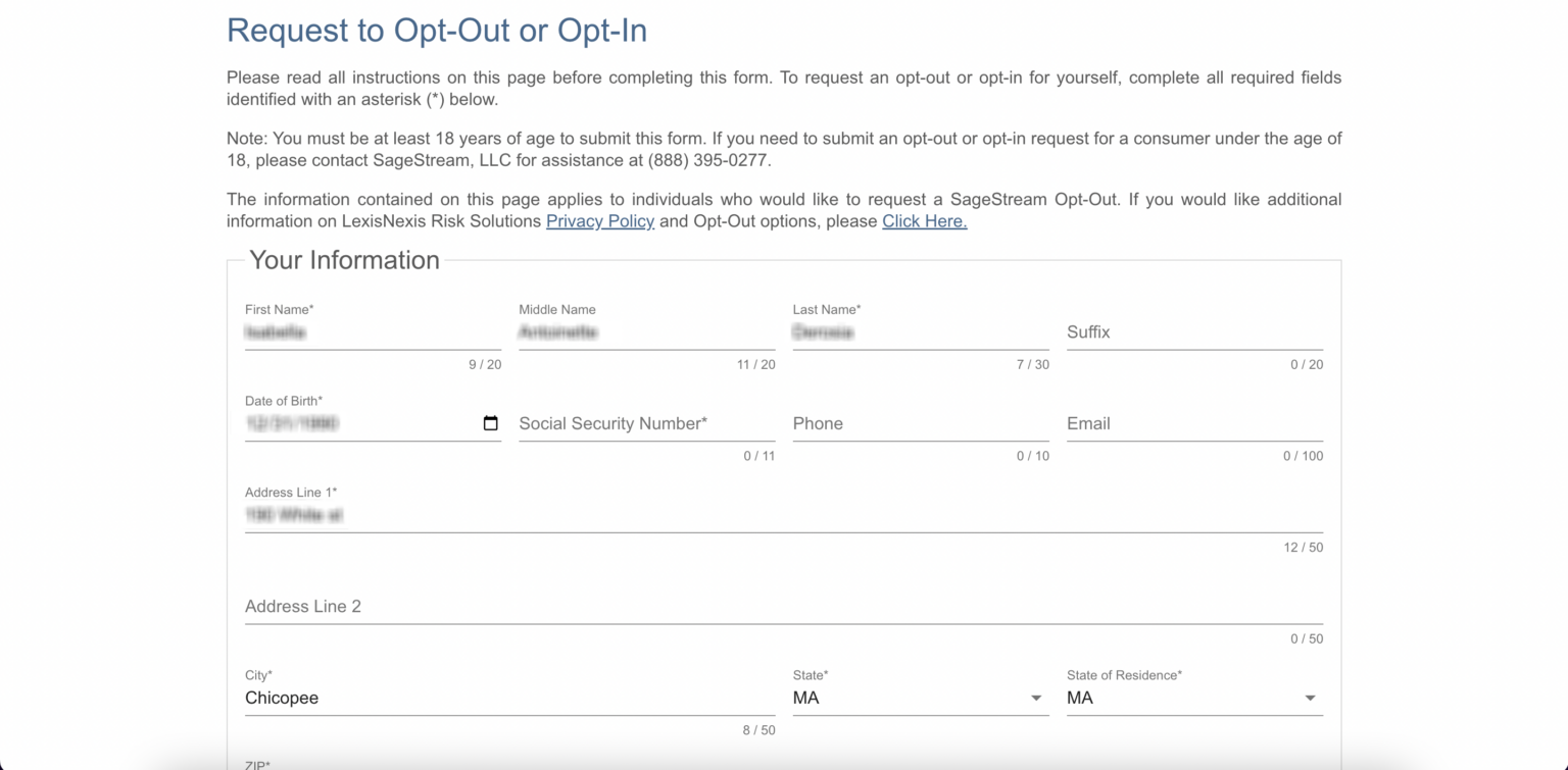 SageStream Opt Out & Data Removal Guide [2026] | Incogni