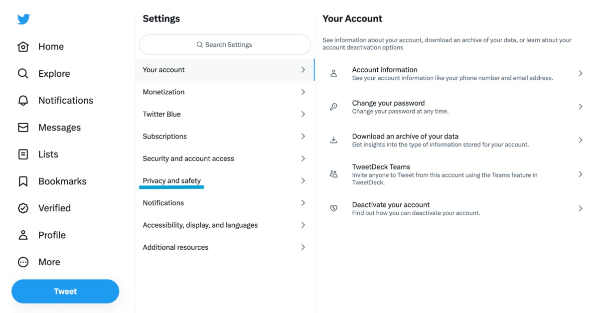 How to make your Twitter account private [2024] | Incogni