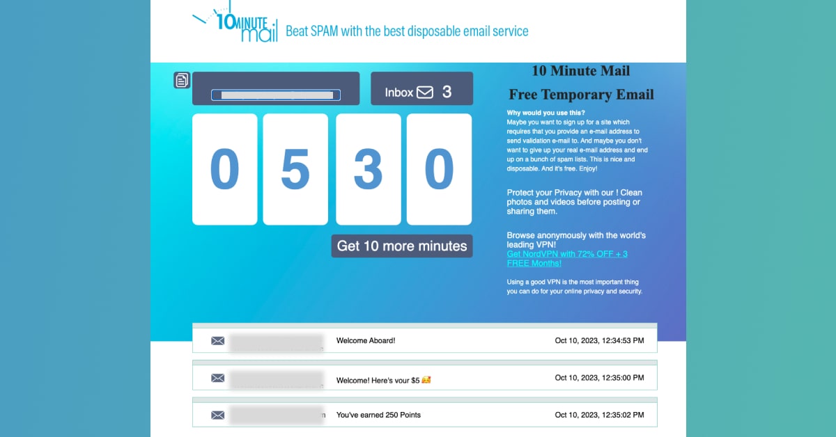 The best disposable email services [2025] | Incogni