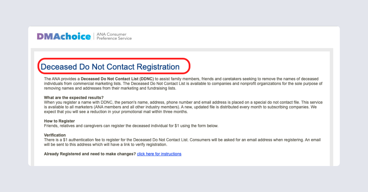 How do you stop mail for a deceased person [2025] | Incogni